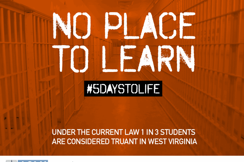 Kathy Smith Editorial on Truancy Reform - ACLU of West Virginia
